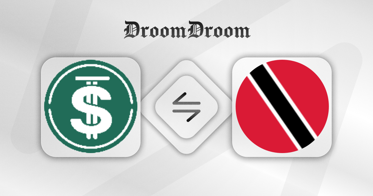 Calculate USDD to Trinidad and Tobago Dollar Live Today (USDD-TTD)