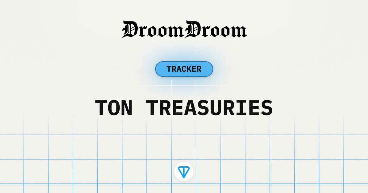 Toncoin Treasury Tracker: Real-Time Holding Analytics of Companies & Governments | DroomDroom