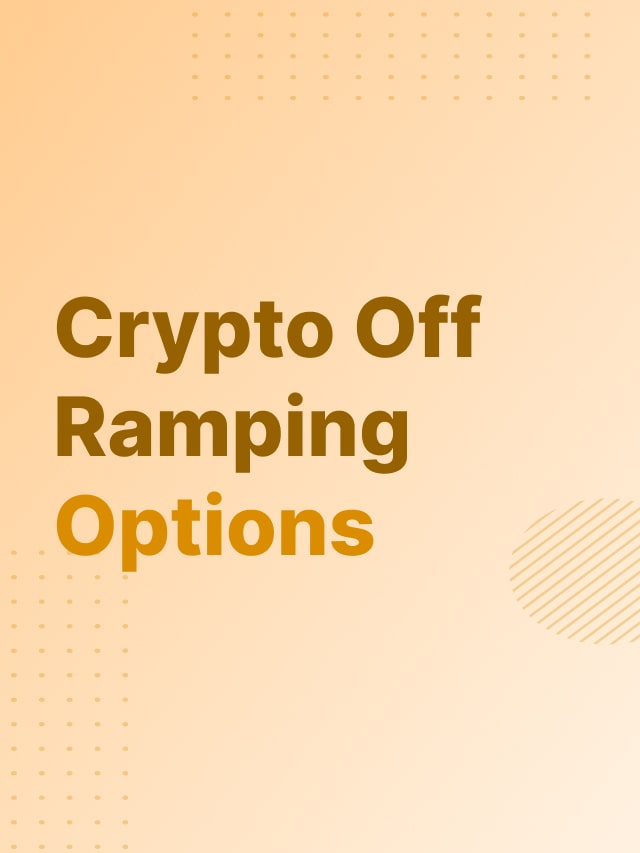 Crypto Off Ramping Options - DroomDroom