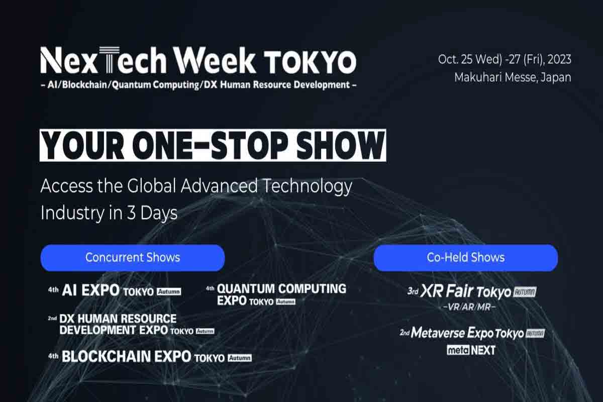 Japan's Premier Tech Exhibition, NexTech Week Tokyo Marks a Spectacular Return in Autumn