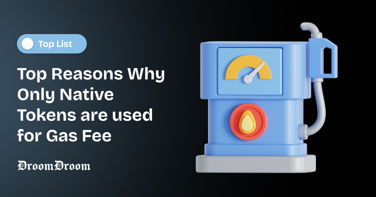 Why Only Native Tokens are used for Gas Fee? Top 3 Reasons