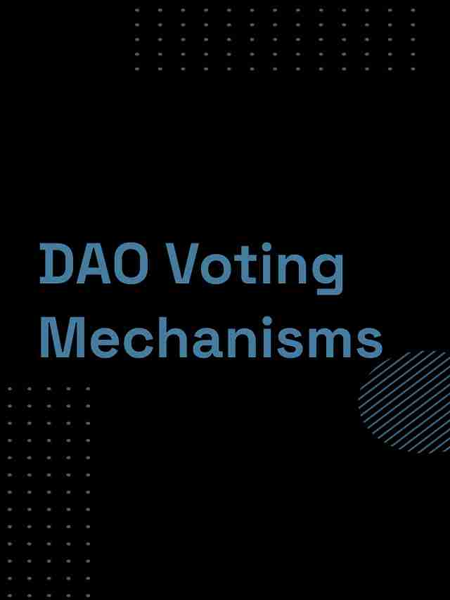 DAO Voting Mechanisms - DroomDroom